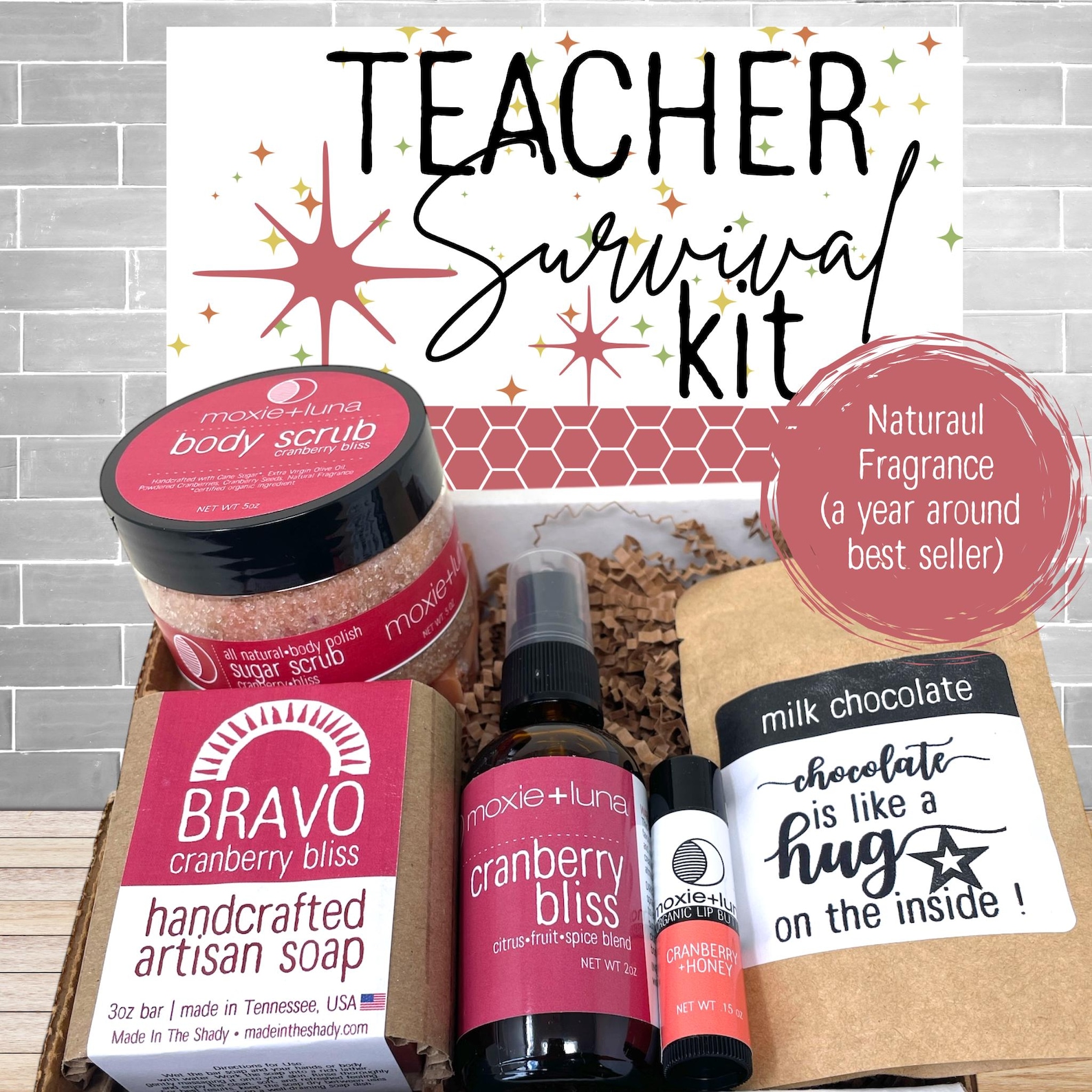 Personalized Teacher Survival Kit Gift Box • Self Care Set for Teachers ...