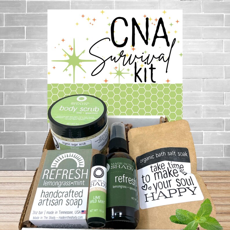 CNA Gift Box: Self-care Set With Artisan Soap & Sugar Scrub - Etsy