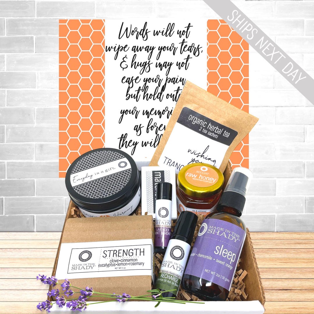 Sympathy Gift Box: All-natural Bereavement Comfort Care Package for ...