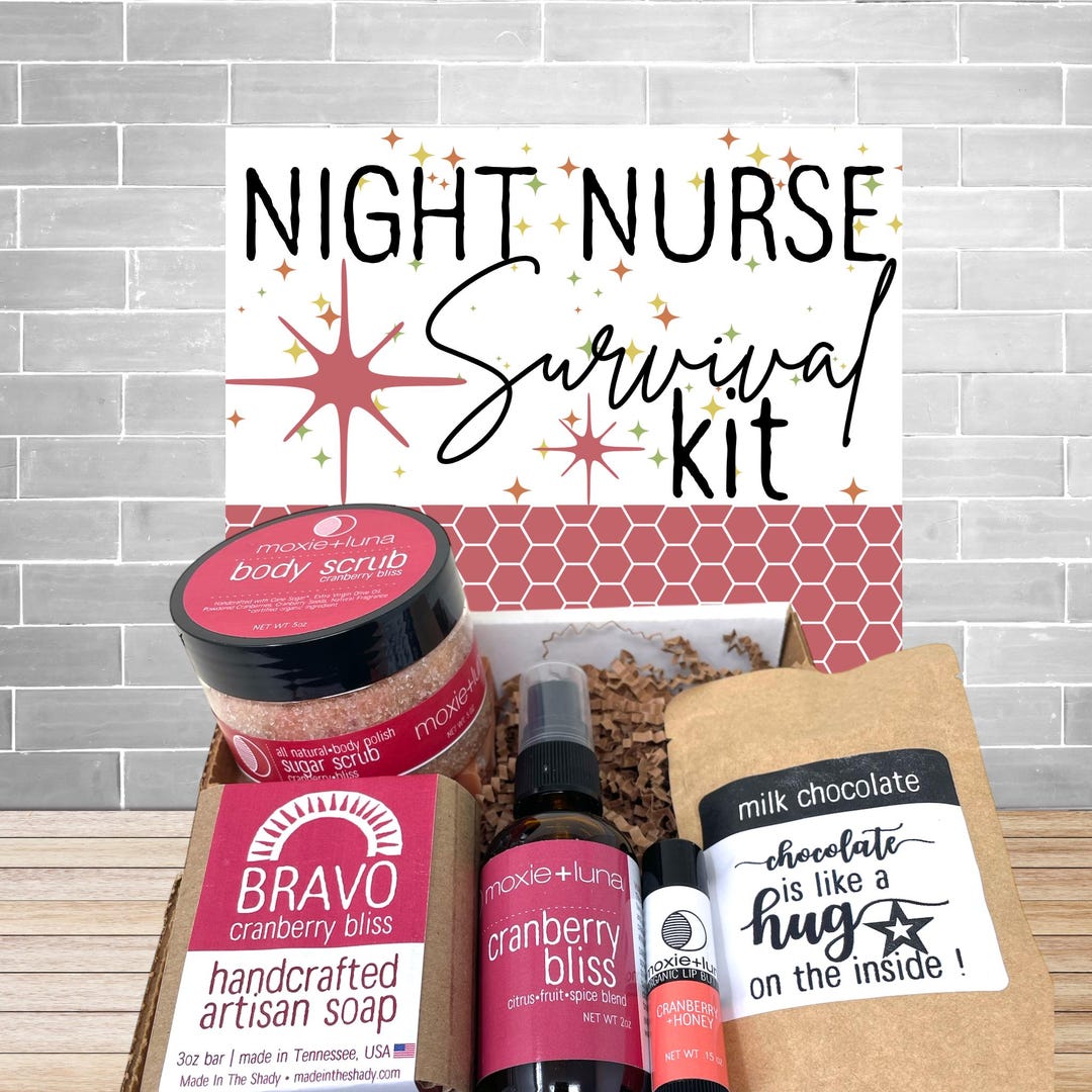 Night Shift Nurse Relaxation Gift Box: Lavender Self-care Set - Etsy