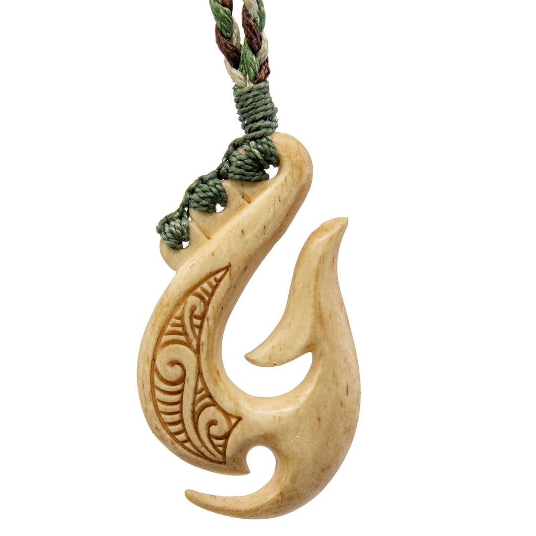 Hand Carved Fish Hook With Scrimshaw and Specialty Binding. - Etsy