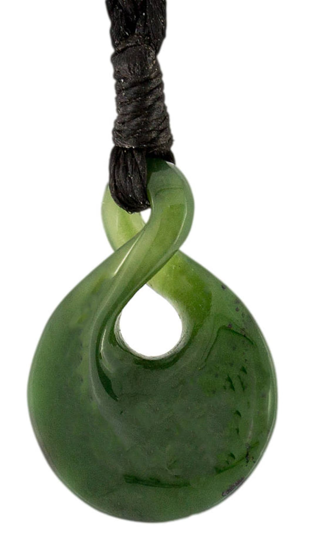 Nephrite Jade Extra Small/petite Infinity Symbol Charm Necklace - Etsy