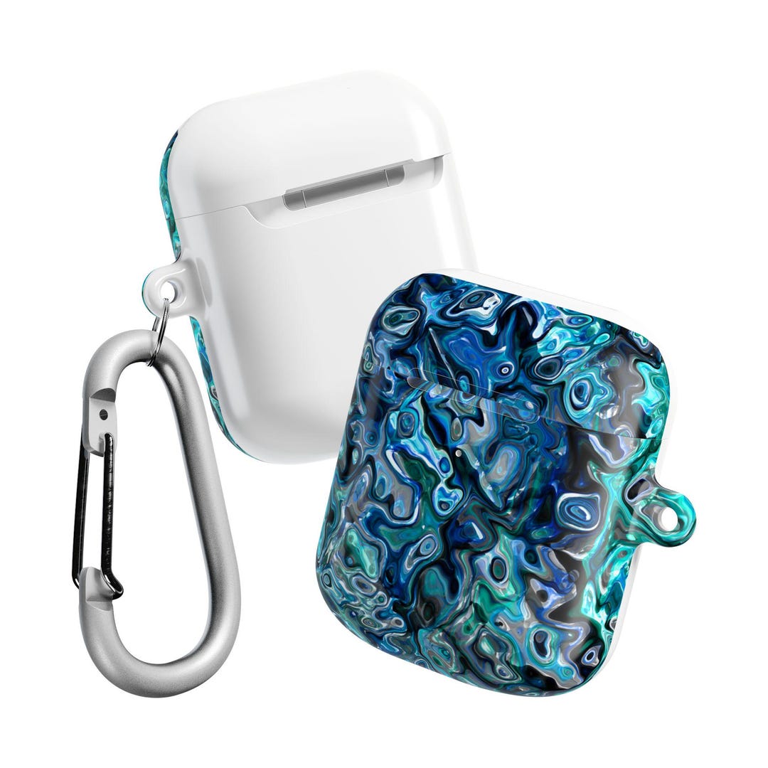 Blue Paua Abalone Inspired AirPod Case, Artistic Airpods Cover, Gift ...