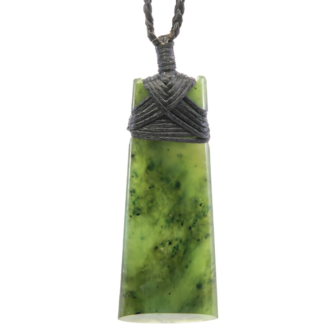 Nephrite Jade Toki Adze Strength Necklace - Large - Etsy