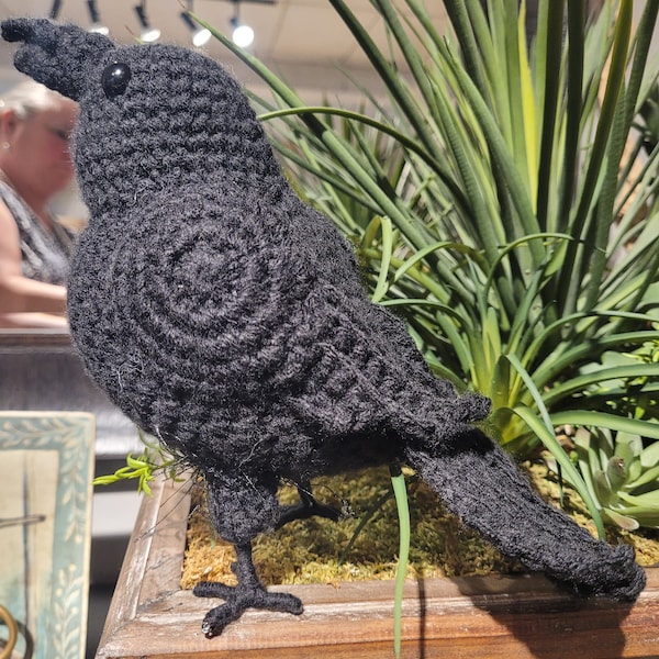 Stuffed Crow - Etsy