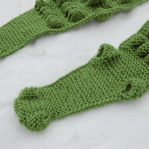 Hand Knitted Crocodile/alligator Scarf | Etsy