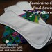 Reusable Cloth Menstrual and Incontinence Pad Pattern 3 | Etsy
