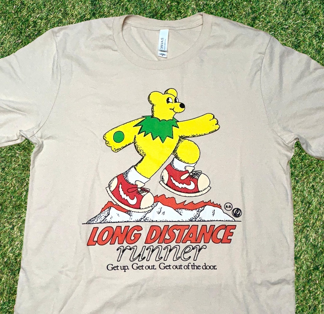 Grateful Dead Long Distance Runner, Marching, Dancing Bear Tee - Etsy