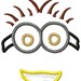 Instant Download Minion Inspired Face Applique Design - Etsy