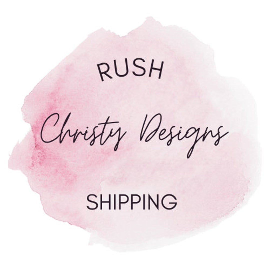 RUSH ORDER Processing and Priority Shipping - Etsy
