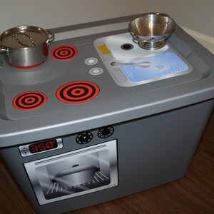 DIGITAL DOWNLOAD Printatoy Dramatic Play Kitchen Decal Set. Pretend Kid ...