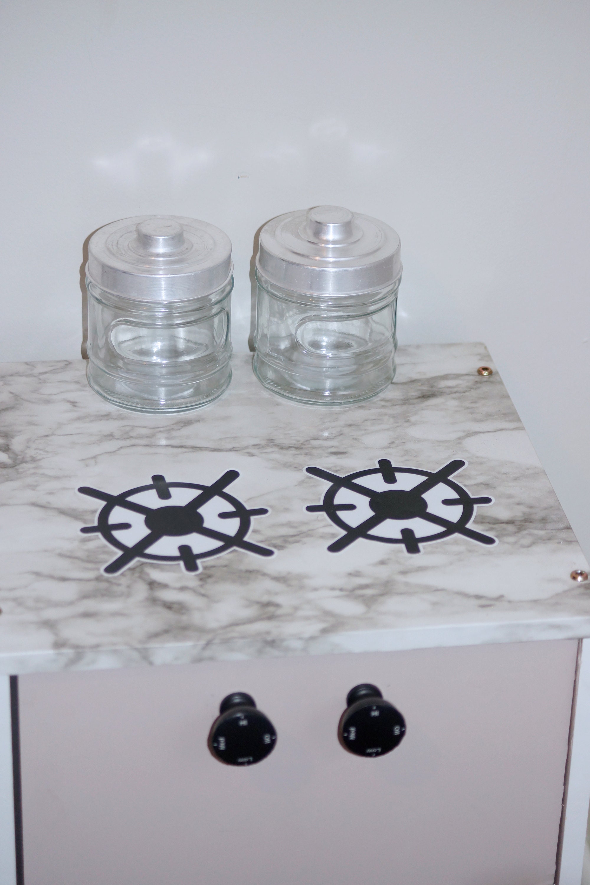 Gas Stove Top Play Kitchen Decals. Pretend Burner Stickers. (VINYL ...