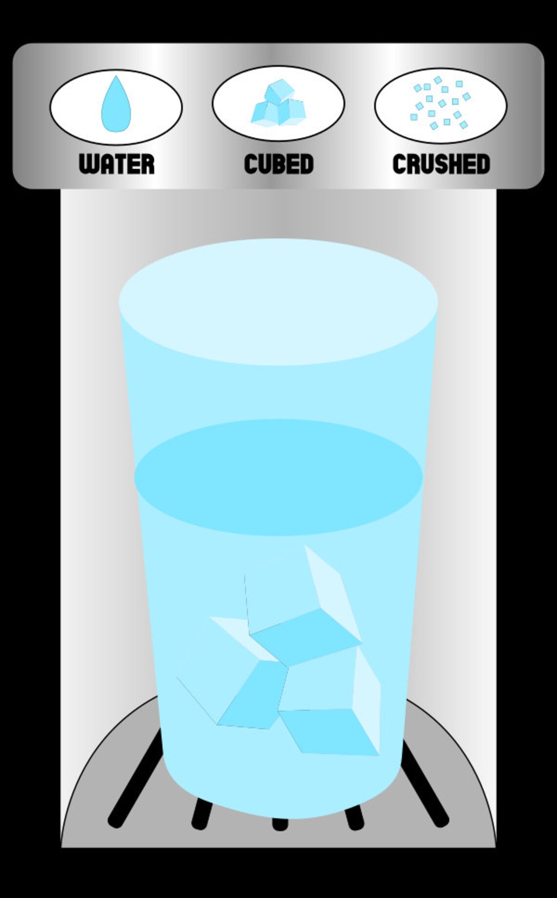 VINYL Printatoy Ice Maker/water Dispenser Dramatic Play - Etsy