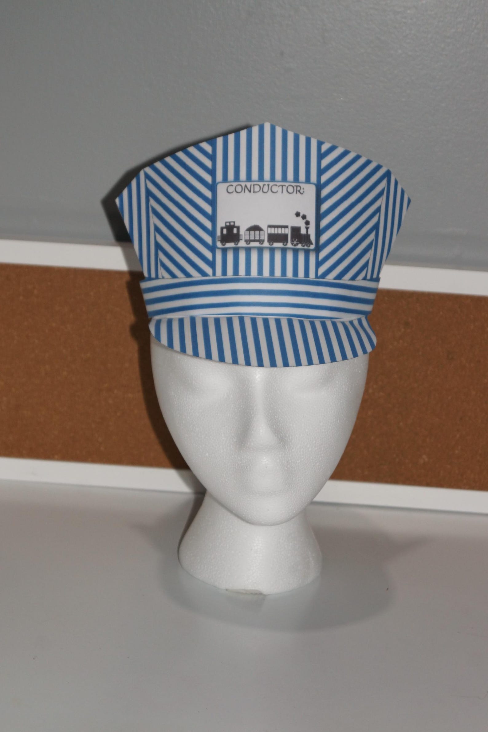 Printable Train Conductor's Hat | Community Helper Dramatic Play Prop ...