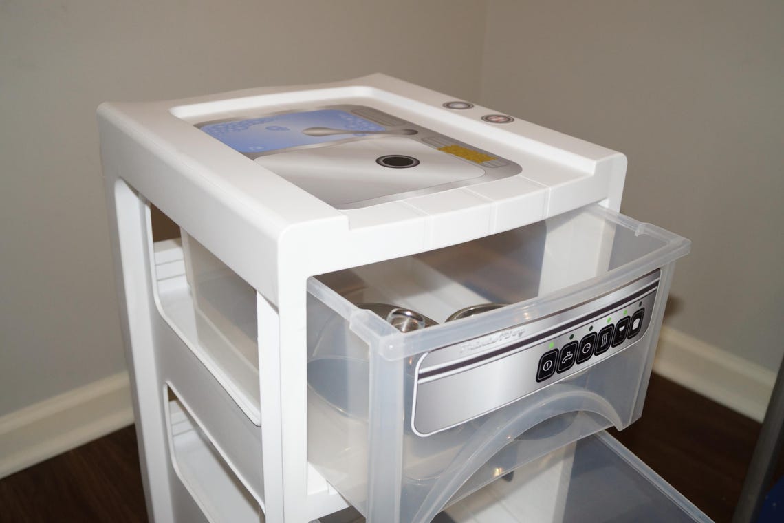 DIGITAL- Printatoy Dishwasher Dramatic Play Kitchen Decal. Top Panel ...