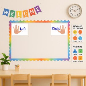 Left and Right Hand Posters | Classroom, Homeschool Decor (PDF) - Etsy