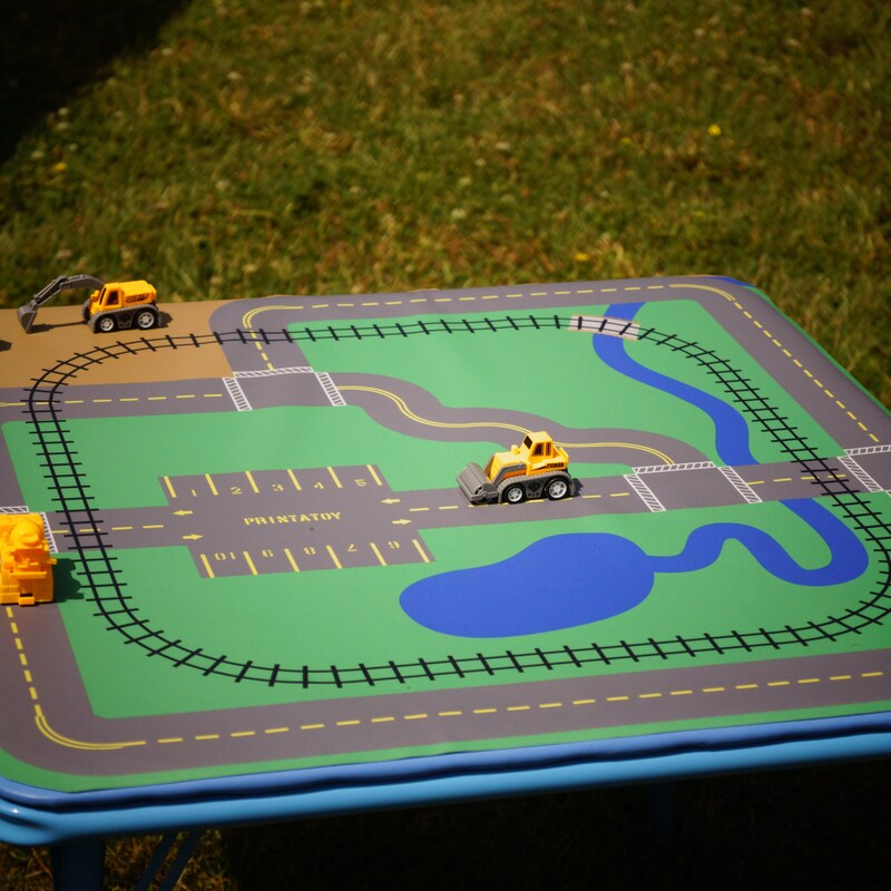 Train Table Decal - Etsy