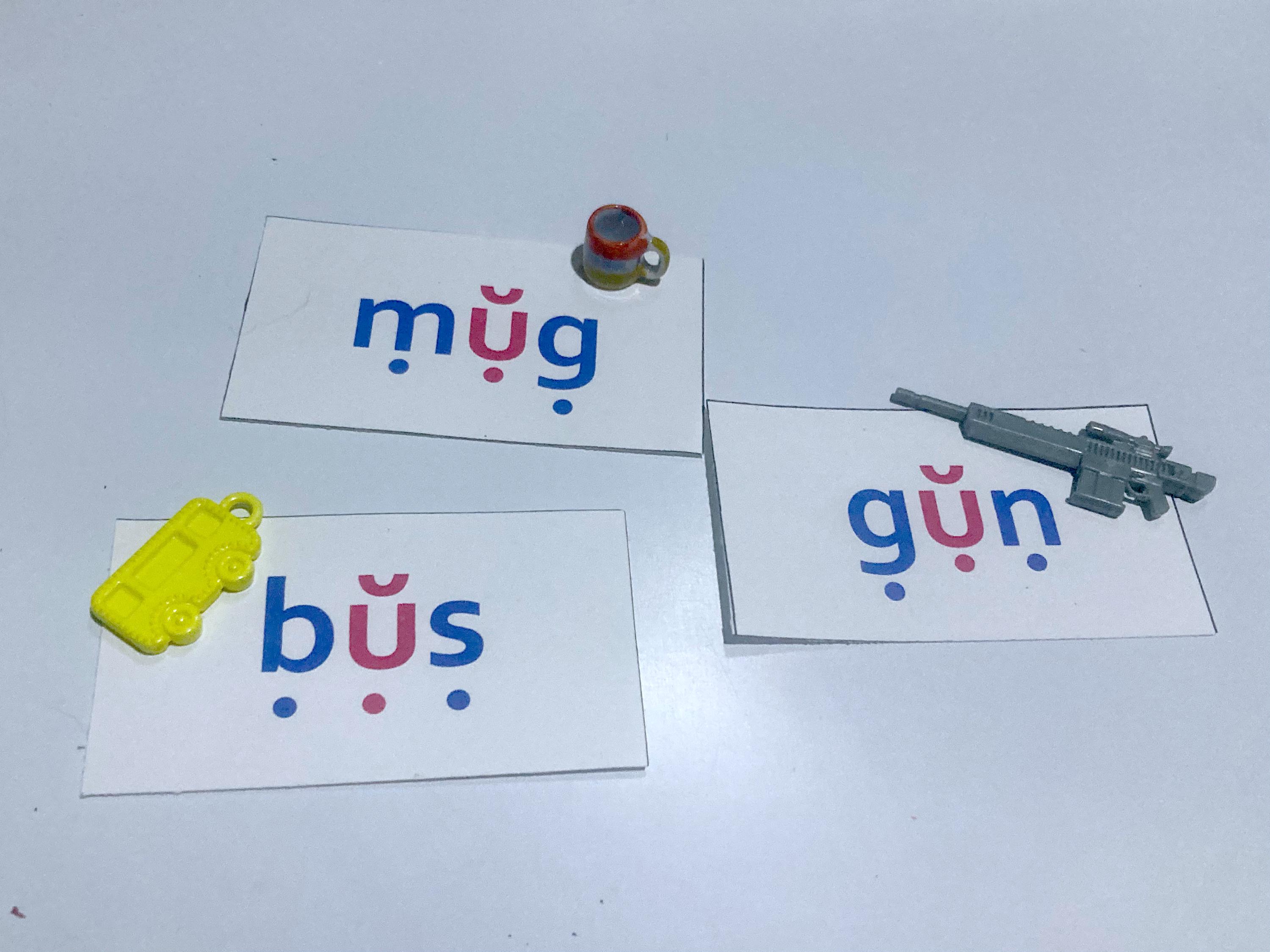 50 Short U CVC Flash Cards | Orton-gillingham Decodable Reading ...