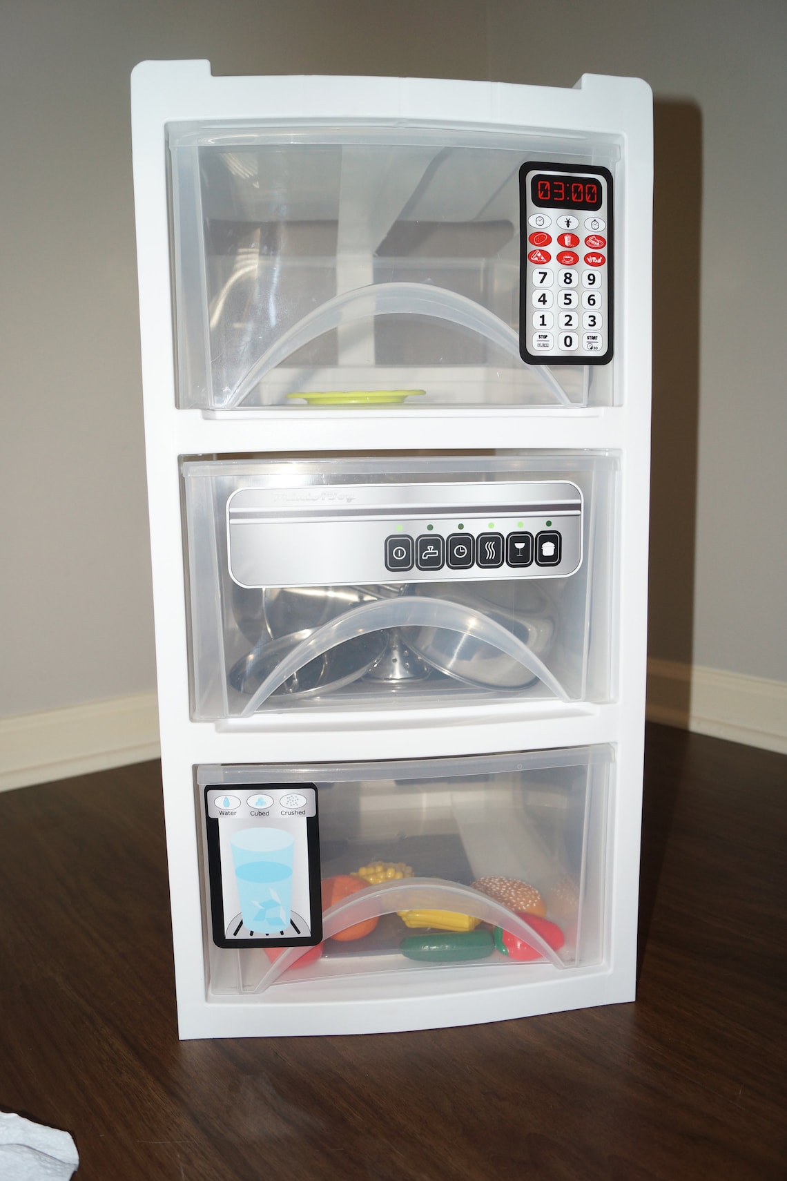 VINYL Printatoy Microwave Dramatic Play Kitchen Decal. - Etsy