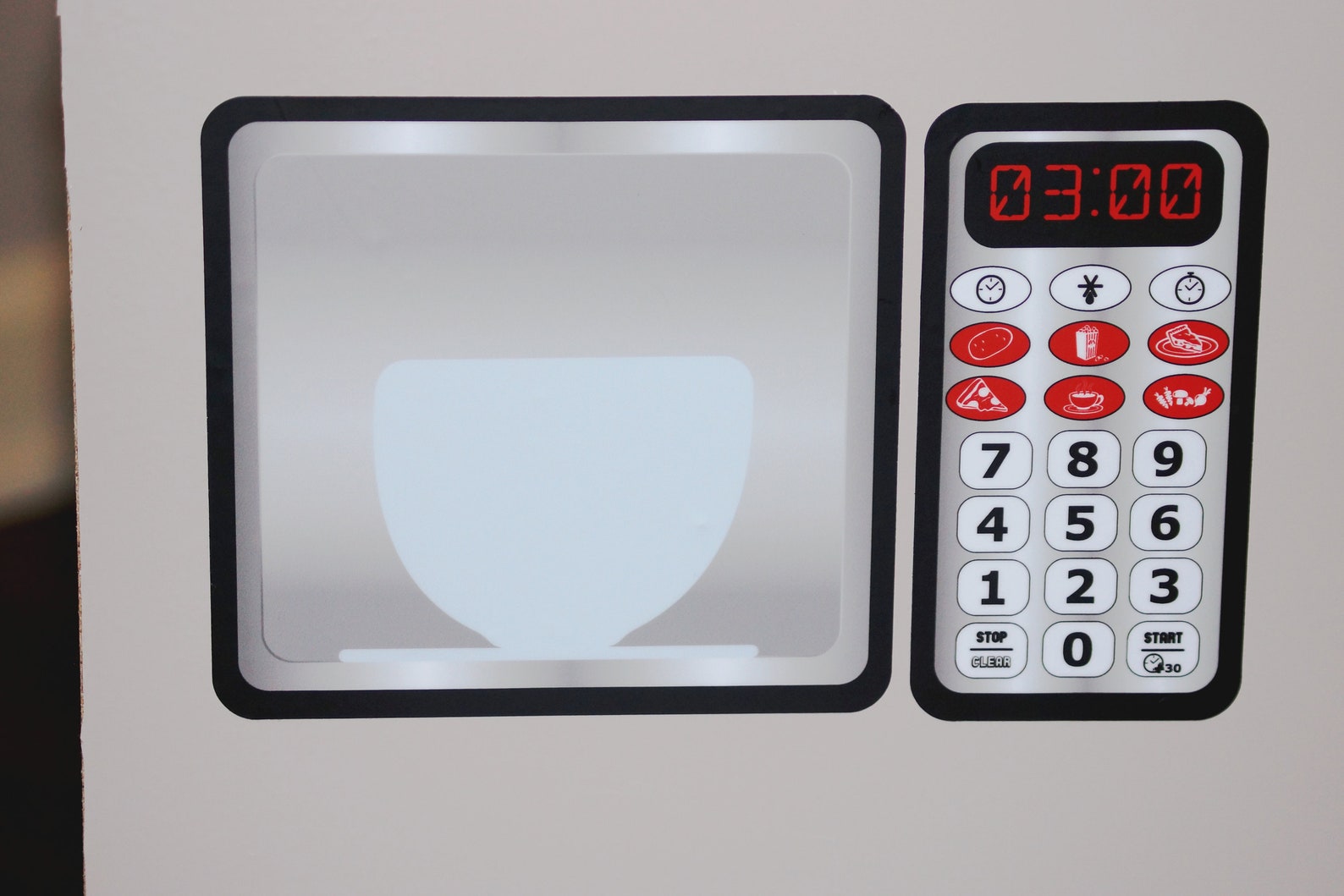 VINYL Printatoy Microwave Dramatic Play Kitchen Decal. - Etsy