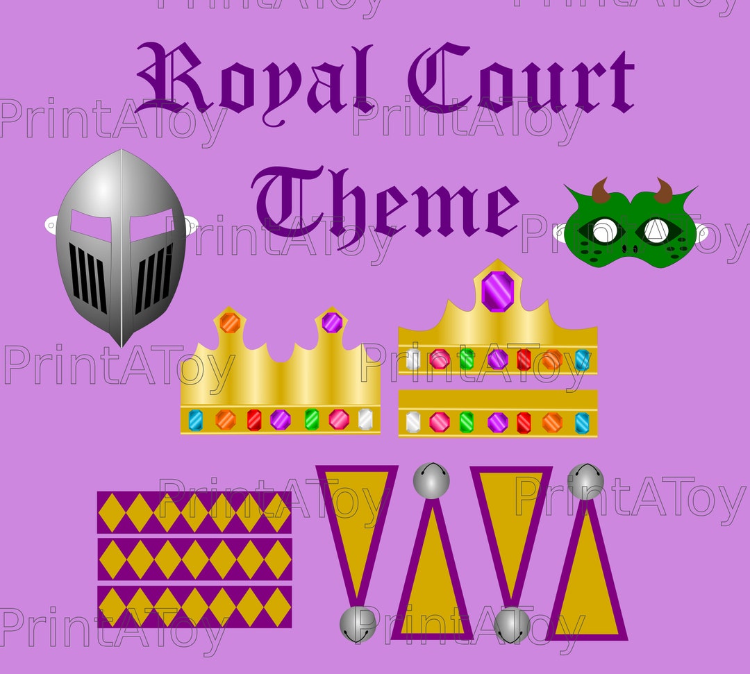 Royal Court Costume Set – King, Queen, Knight, Princess, Dragon, Jester ...
