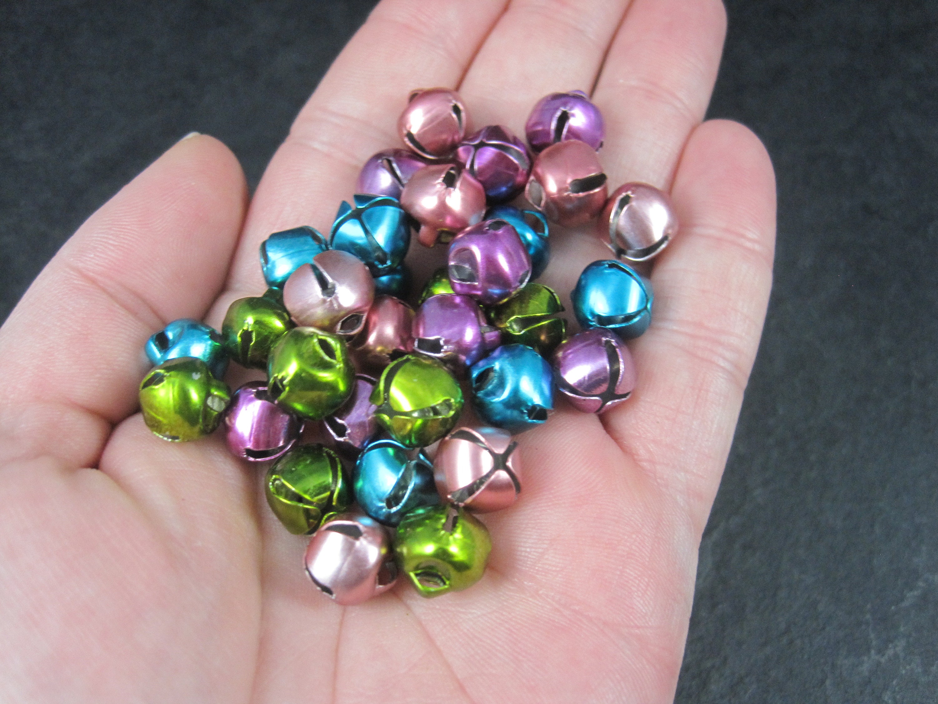 Destash Lot of 32 Colored Bells 10mm - Etsy UK