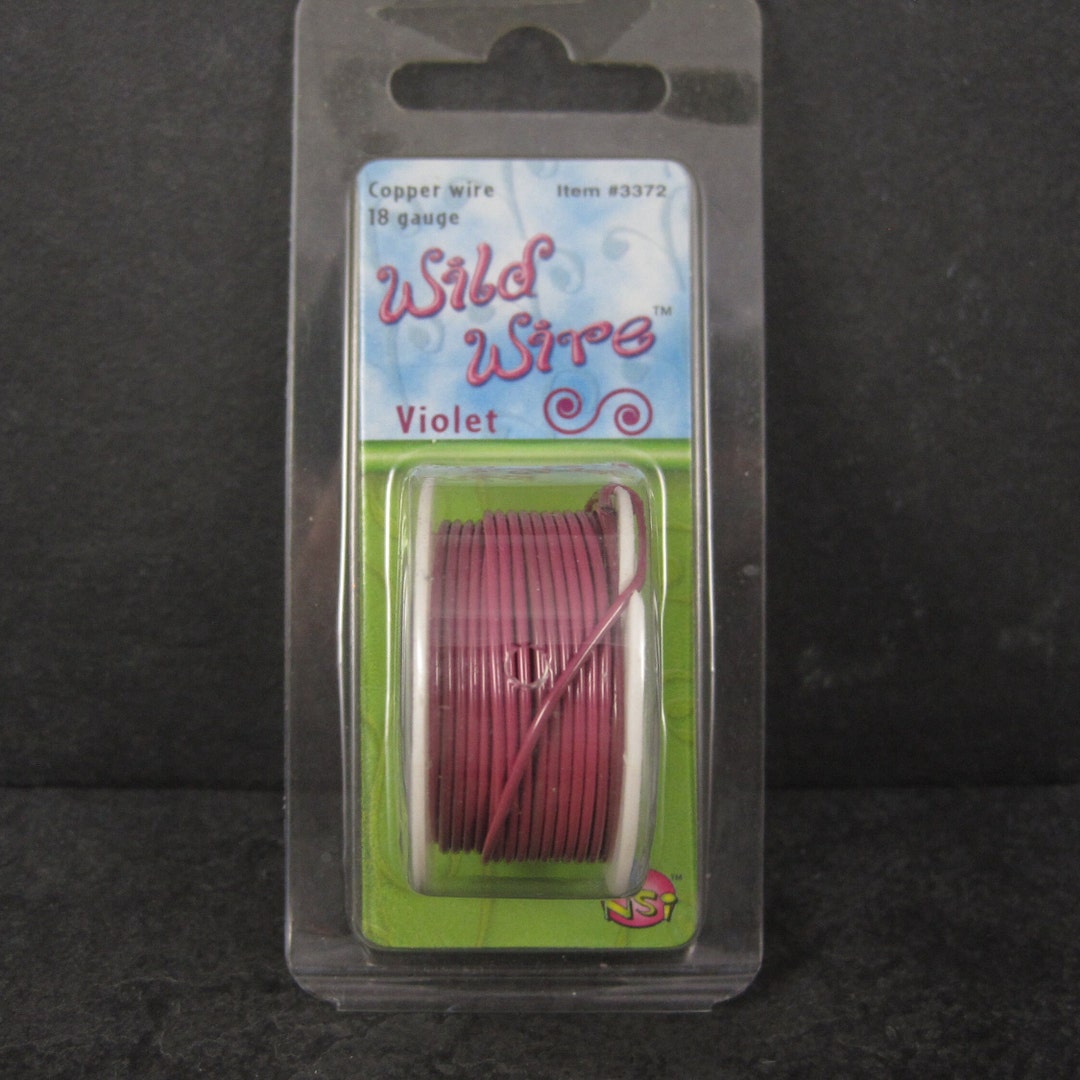 18 Gauge Copper Wire Violet | Jewelry Making Wire - Etsy