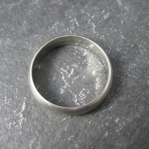 Vintage 14K White Gold Band Ring Size 11.5 Kaynar - Etsy