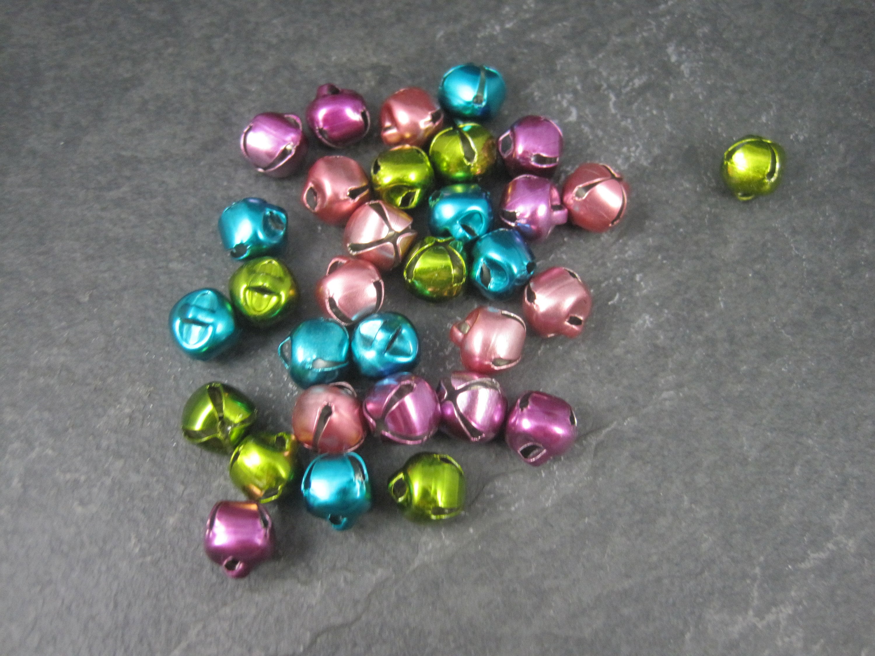Destash Lot of 32 Colored Bells 10mm - Etsy UK