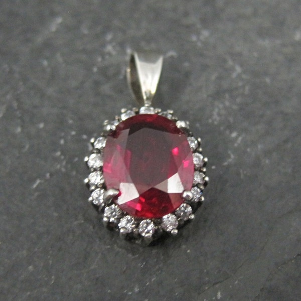 Ruby Pendant - Etsy