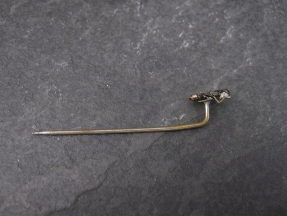 Antique Fly Bug Stick Pin - Gem
