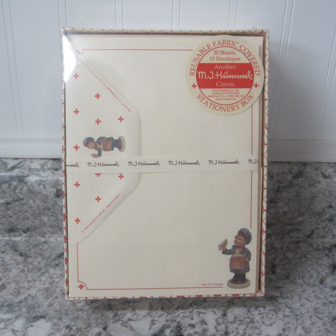 MJ Hummel 119 Postman Stationary Set 1992 Yonkers NOS - Etsy