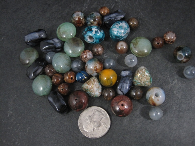 Destash Plastic Bead Mix 61g - Etsy