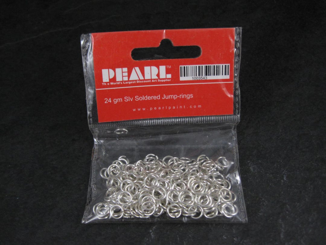 24 Grams Silver Plated Soldered Jump Rings 6mm - Etsy
