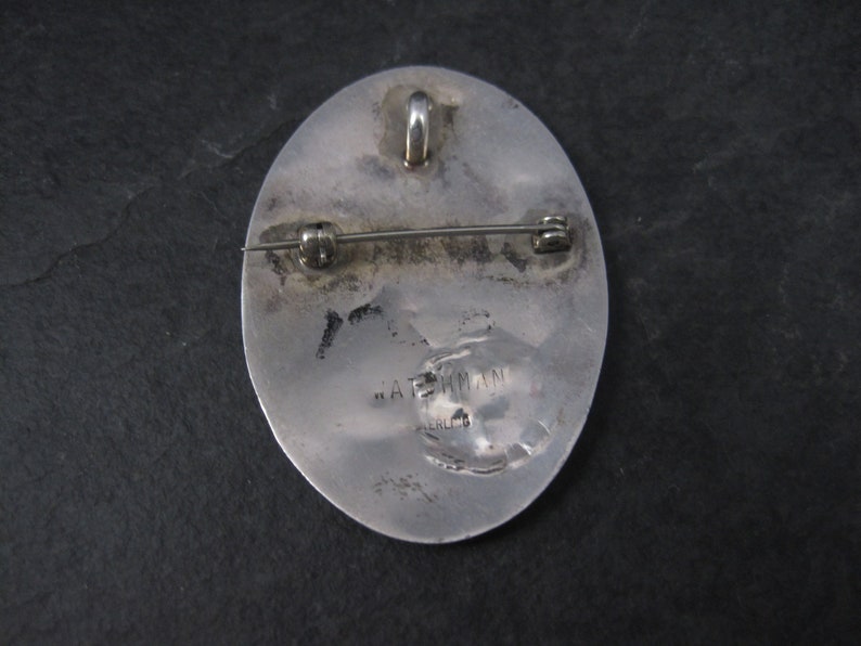 Large Native American Blue Jay Inlay Pendant Brooch Larry - Etsy