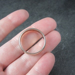 Vintage 14K White Gold Band Ring Size 11.5 Kaynar - Etsy