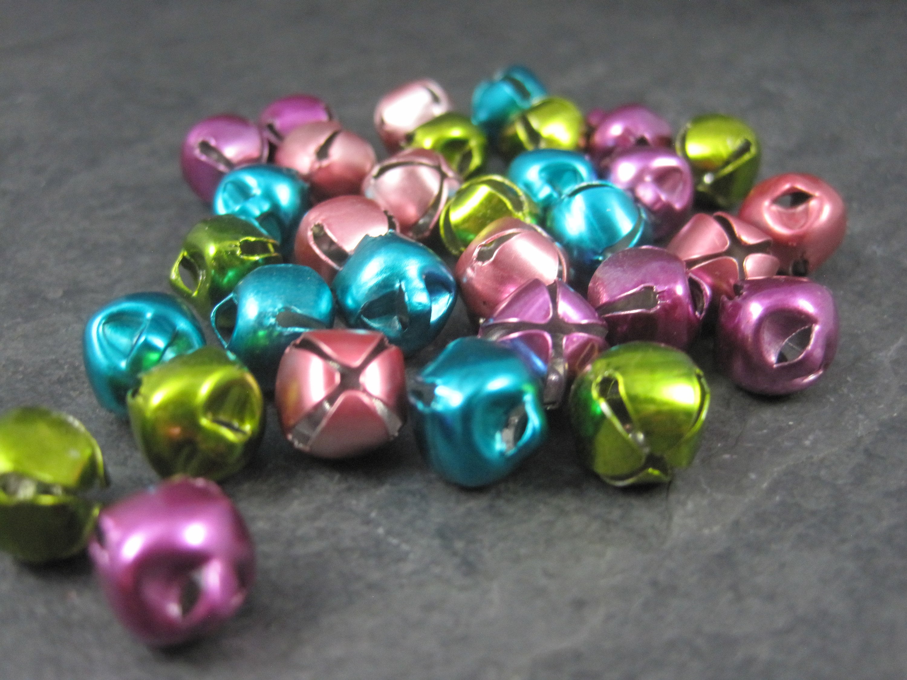 Destash Lot of 32 Colored Bells 10mm - Etsy UK