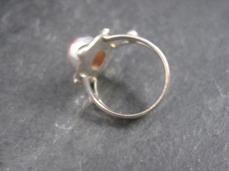 Artisan Sterling Cherry Quartz Ring Size 8 - Etsy