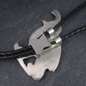 Large Vintage Southwestern Sterling Inlay Quail Bolo Tie - Etsy