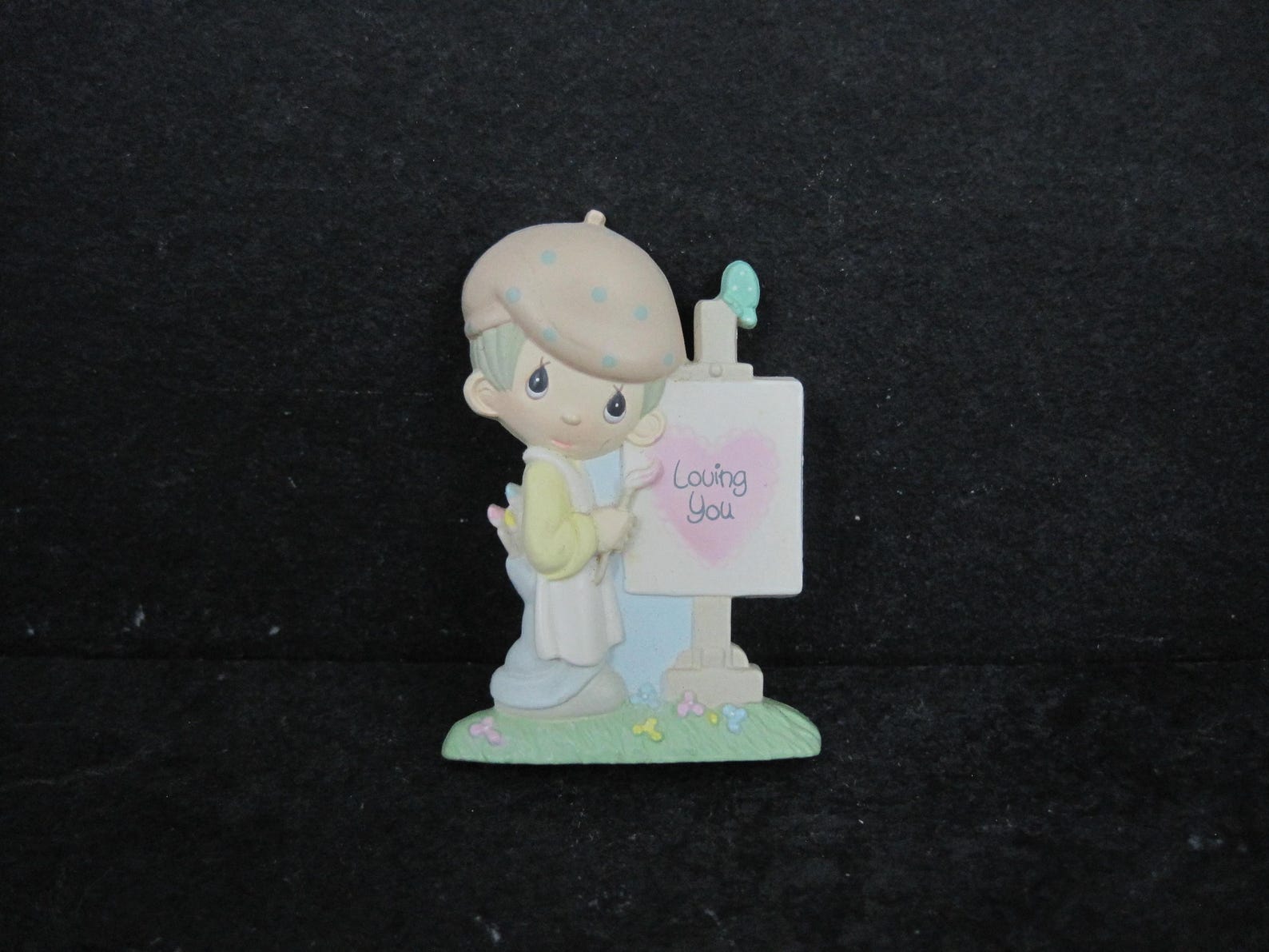 1989 Samuel J Butcher Loving You Painter Pin Brooch NOS Enesco - Etsy