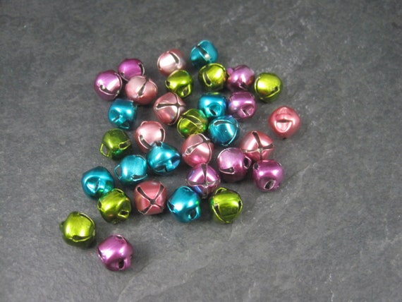 Destash Lot of 32 Colored Bells 10mm | Etsy