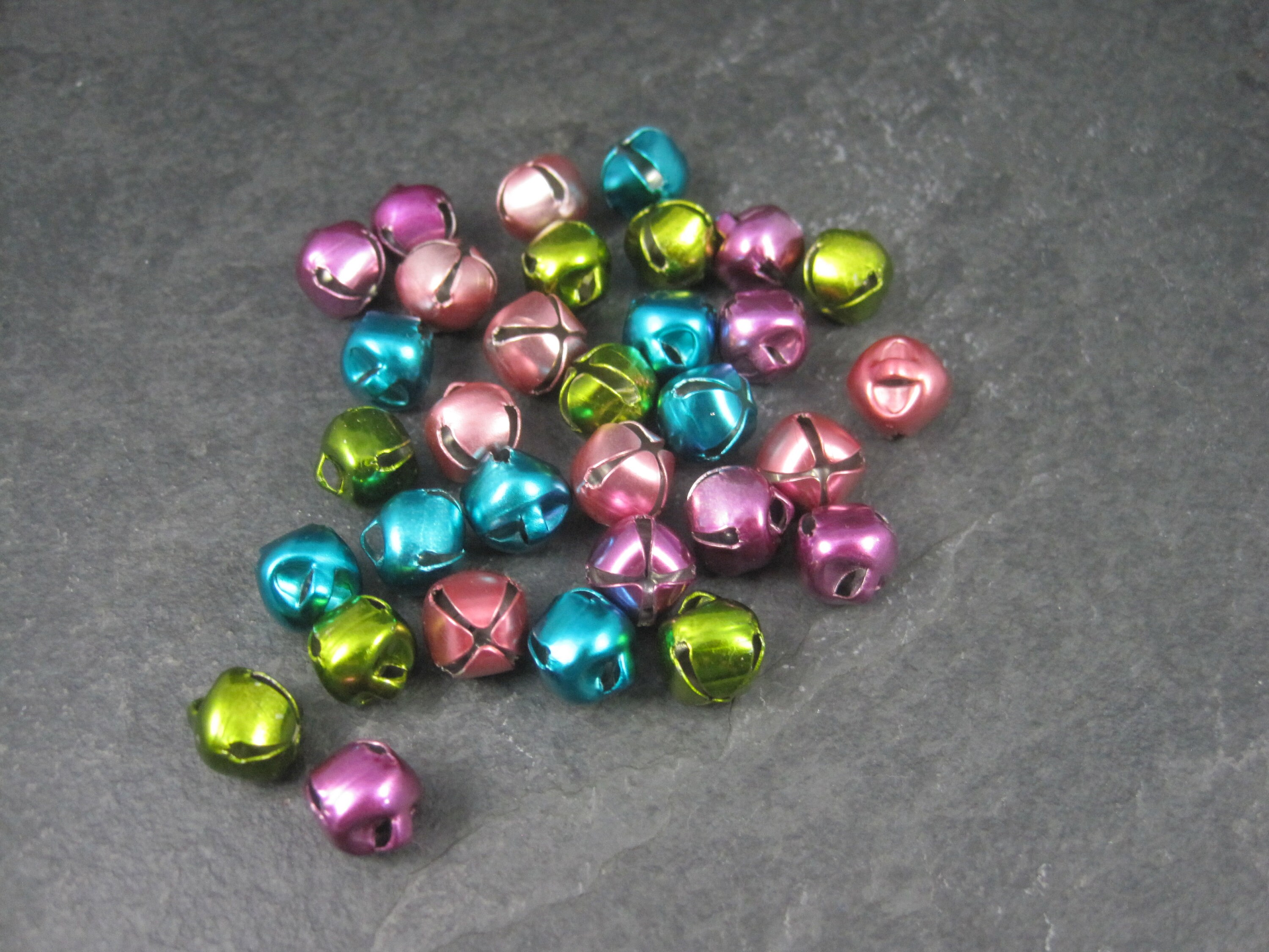 Destash Lot of 32 Colored Bells 10mm - Etsy UK