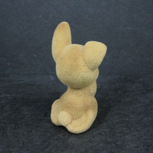 1983 Hallmark Fuzzy Praying Bunny Rabbit Figurine NOS Merry Miniatures ...