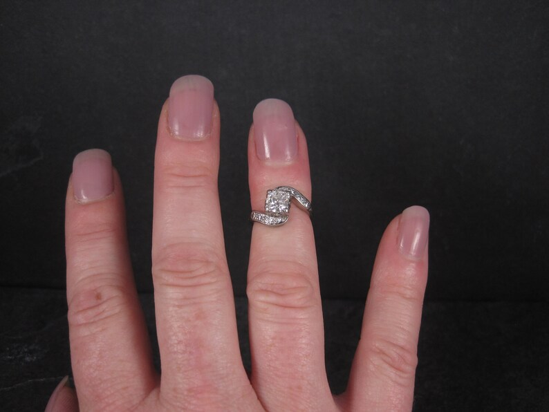 Antique Platinum .69 Carat Diamond Pinky Ring Size 2.5 | Etsy