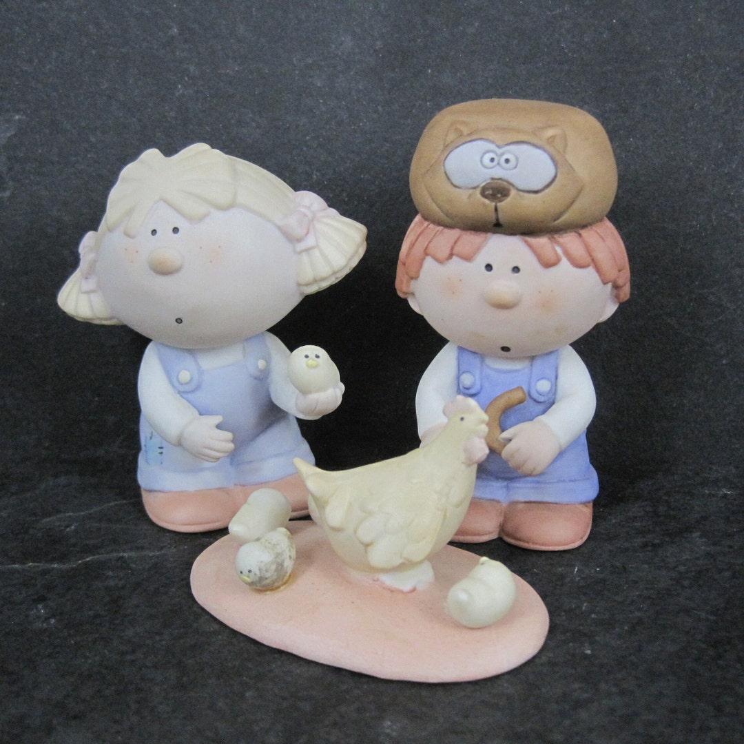 Vintage Bumpkins Figurines Set of 3 - Etsy