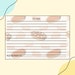 Pumpkin Pie Recipe Printable Cookbook Recipe Template 4x6 Recipe Card ...