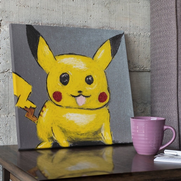 Pikachu Painting - Etsy