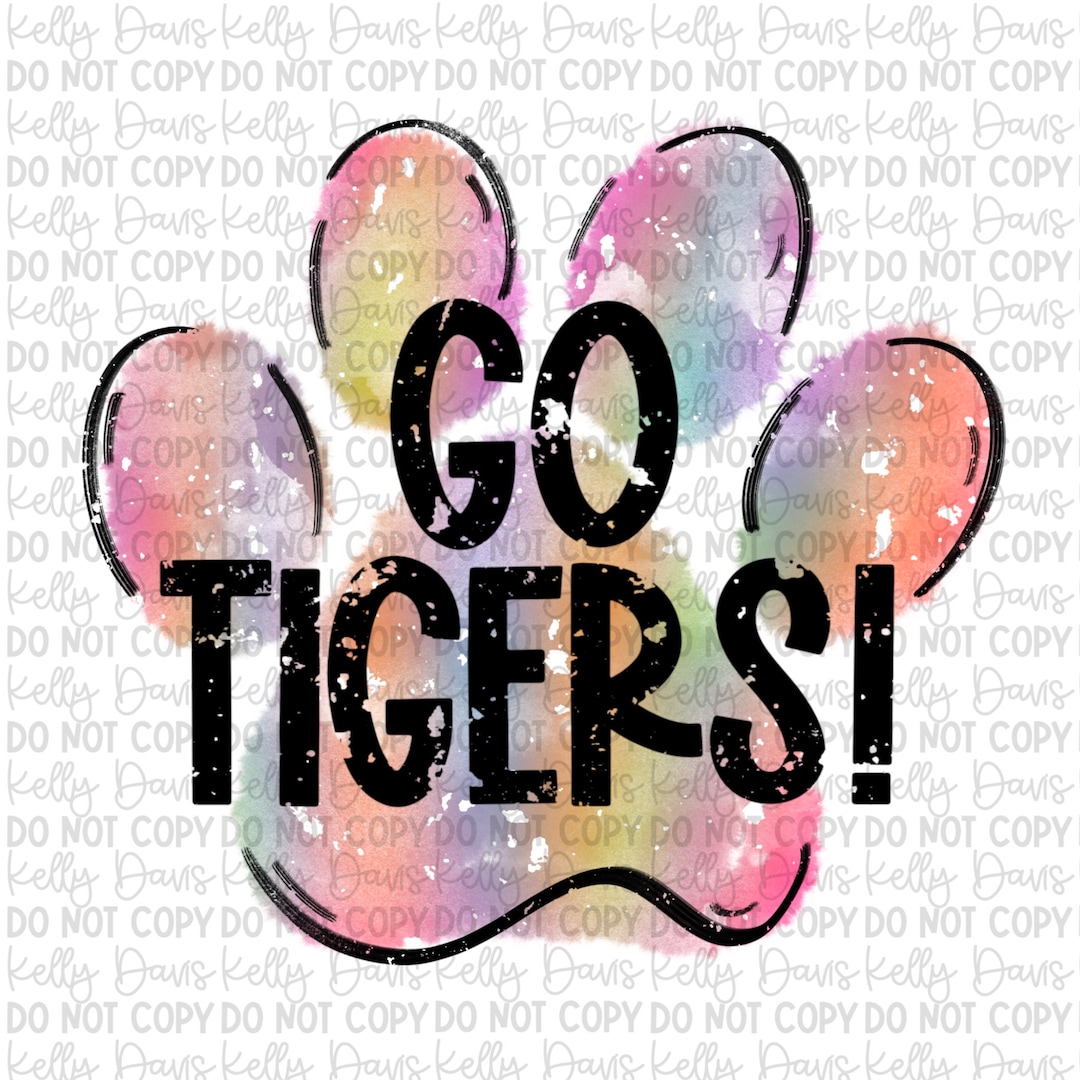 Go Tigers PNG - Etsy