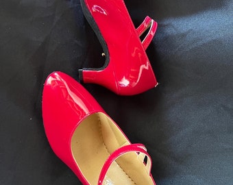 Red Jazz Shoes Women - Etsy