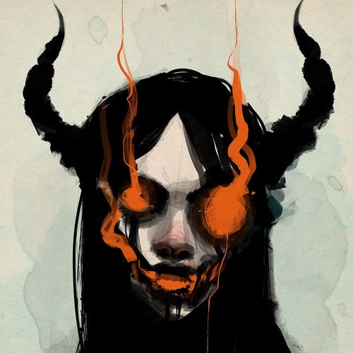 A Raging Fire Fine Art Print 8x10 - Etsy